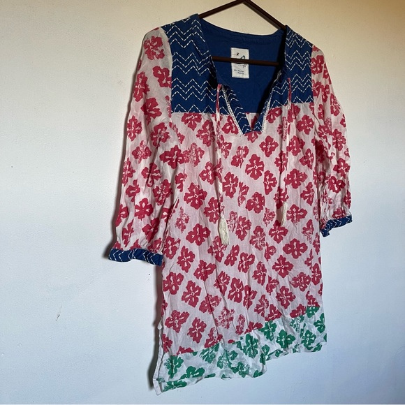 Anthropologie | Tops | Anthropologie Mermaid Tag Peasant Top Q4 | Poshmark